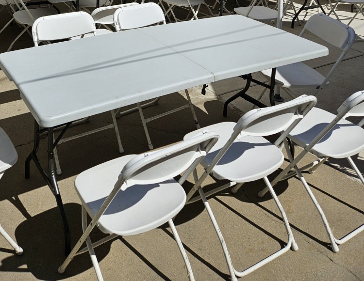 Tables and Chairs - J & A Party Rentals